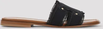 Celine Mule Triomphe &agrave; franges Celine