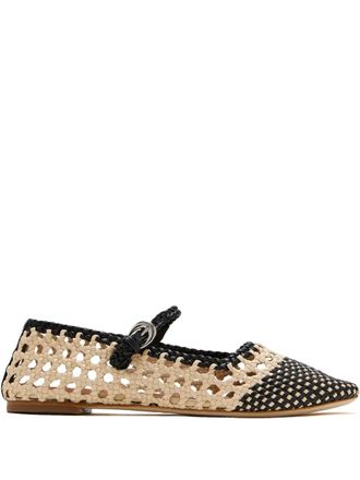 Staud Gehäkelte Nell Ballerinas - Nude