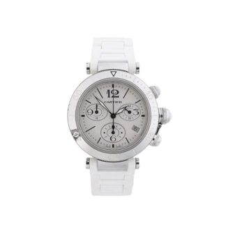 Cartier Montre Pre-owned Pasha Seatimer - Femme - Pre-owned - Blanc - Taille: ONE Size