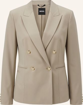 HUGO BOSS Blazer Jiamia Slim Fit beige