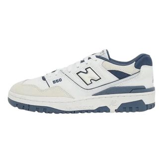 New Balance 550 Wei&szlig; Staubiges Blau Sneakers - - Shoes - Herren - Wei&szlig; - 37 EU