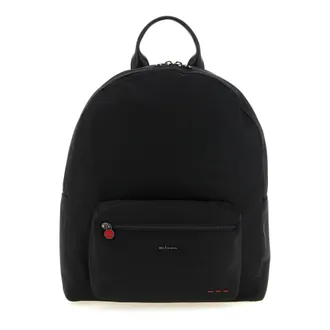 Kiton Strukturierter technischer Canvas-Rucksack - - Bags - Herren - Schwarzk - ONE SIZE