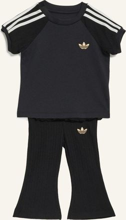 adidas Originals Adidas Originals T-Shirt Leggings Set, Schmal Geschnitten, Strick schwarz
