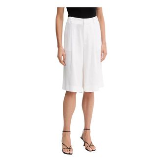 Gestuz GZizza Leinen Shorts - - Shorts - Damen - Wei&szlig; - L