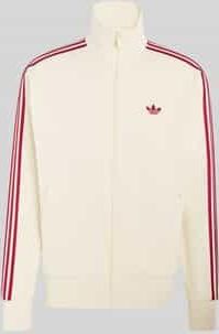 adidas Originals Relaxed Fit Sweatjacke mit Logo-Stitching und Stehkragen