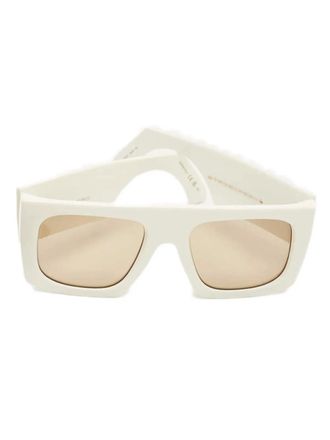 Etro lunettes de soleil &agrave; monture carr&eacute;e - Blanc