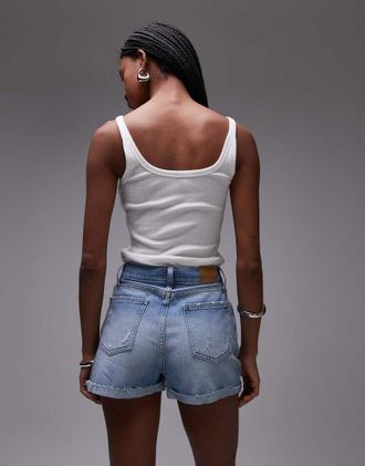 Tommy Jeans Short en jean moulant - Bleu clair