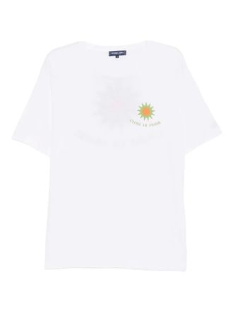 Frescobol Carioca Praia T-Shirt - PARAKEET GRN & ORNGE