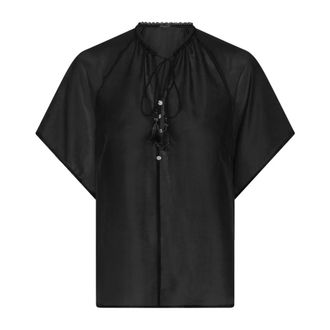 Bruuns Bazaar Femme, Blouses et Chemises, Noir, Taille: 42 FR Blouses
