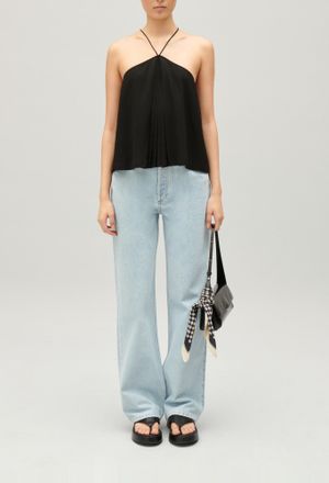 Claudie Pierlot Top bustier liens noir