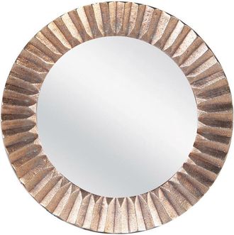 Table Passion Table Passion - Miroir en fonte plissé or 61 cm