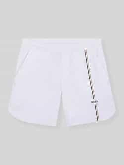 HUGO BOSS Regular Fit Sportshorts mit Logo-Details Modell SH_TOC GAME 8 INCH
