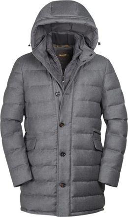 Moorer Homme, Manteaux, Gris, Taille: 2XL Manteau Rembourr&eacute; Calandri