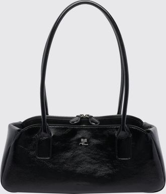 Courr&egrave;ges Schultertasche COURR&Egrave;GES Damen Farbe Schwarz