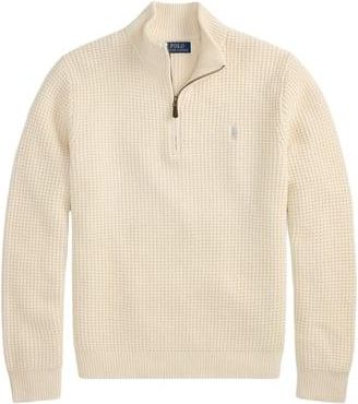 Polo Ralph Lauren Pull col polo en laine m&eacute;lang&eacute;e