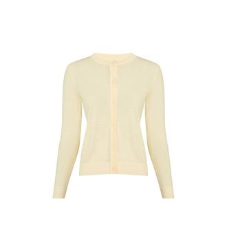 Au Printemps Paris Cardigan droit Acad en laine m&eacute;rinos