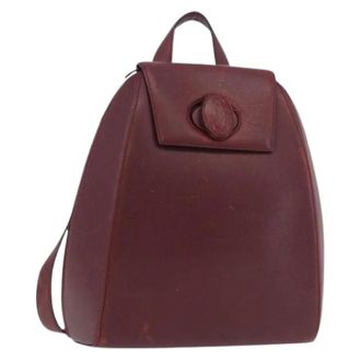 Cartier Pre-owned Vintage Backpack - Femme - Pre-owned - Rouge - Taille: ONE Size