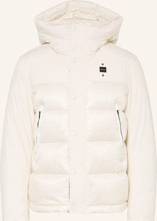 Blauer Daunenjacke Brook weiss