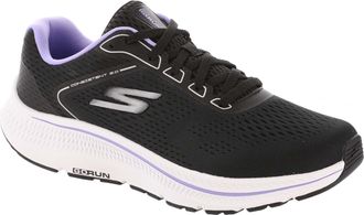 Skechers Damen Go Run Consistent 2.0 Mile Sneaker, Schwarz/Lavender, 38 EU