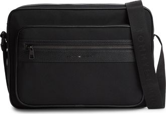 Tommy Hilfiger Umh&auml;ngetasche Logo Mixed Texture Messenger