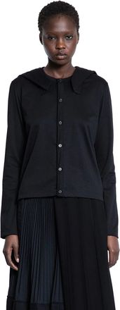Comme Des Garçons Hooded Cotton Cardigan