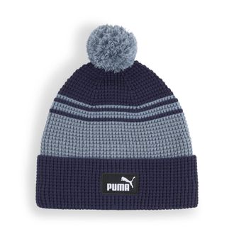 Puma Essentials Beanie mit Bommel, Accessoires, Blau, OSFA