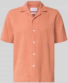 Lindbergh Relaxed Fit Freizeithemd aus Leinen-Baumwoll-Mix