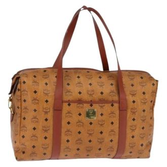 MCM Sac Week-end Pre-owned - Femme - Pre-owned - Brun - Taille: ONE Size