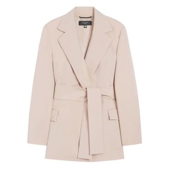 Weekend Femme, Vestes, Beige, Taille: 42 FR Cipria Teso Produit Mode Élégant