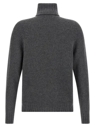 Maryya Virgin Wool and Cashmere Blend Sweater - Charcoal