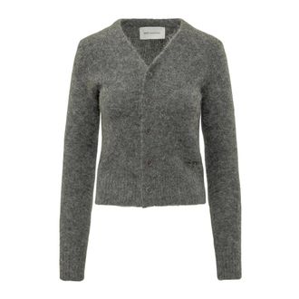 Ami Cardigan col en V - Femme - Pulls - Gris - Taille: 40 FR