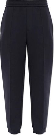 Emporio Armani Homme, Pantalons, Bleu, Taille: S Joggers en jersey avec passepoil