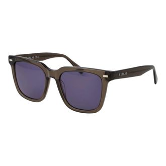 Replay Eckige Sonnenbrille - - Accessories - Herren - Braun - ONE SIZE