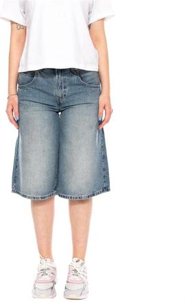 Levi's Femme, Shorts, Bleu, Taille: W24 Super Baggy Shorts