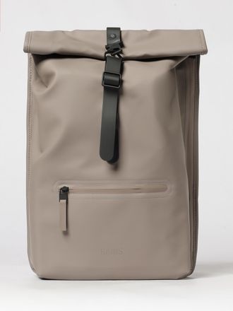 Rains Wasserdichter Rolltop Rucksack aus Polyester mit Hakenverschluss