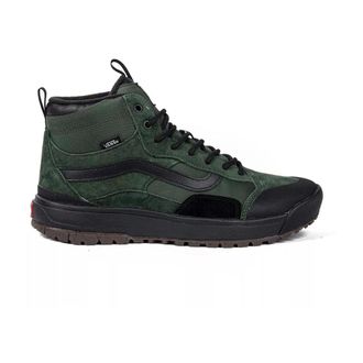 Vans Homme, Chaussures, Vert, Taille: 41 EU Baskets en cuir avec semelle en caoutchouc