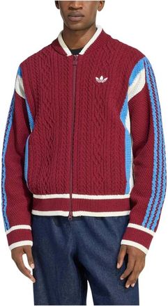 adidas Homme, Vestes, Rouge, Taille: S Retro Remix Wicons Cardigan