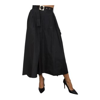 Kocca Schwarzer Plisseerock - - Skirts - Damen - Schwarzk - XS