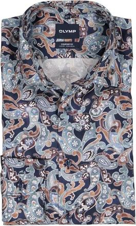 Olymp Herren Hemden blau Kent