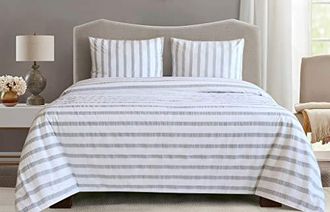 Yellow Miles 200 Gelb Bettbezug Weiß/Grau