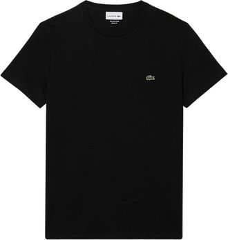 Lacoste Homme, Tops, Noir, Taille: 3XL T-shirt en coton Pima