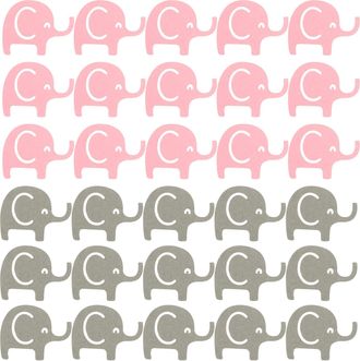 Artibetter 100 St&uuml;ck Elefanten Papierkonfetti Buntes Babyparty Tischkonfetti Leichte Partydekoration f&uuml;r Geburtstagsfeiern und Taufen