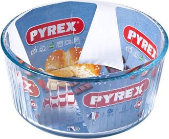 Pyrex Suffle-Form Schale aus Glas 21 cm