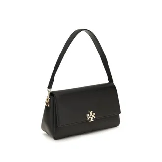 Tory Burch Womens Black Calf Leather Bos Taurus Shoulder Bag