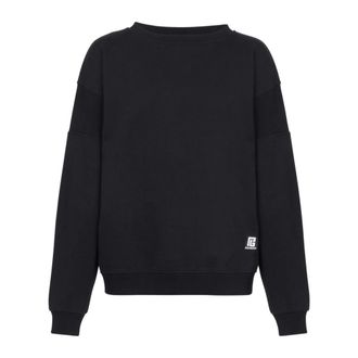 Balmain Sweatshirt aus Baumwolle mit ogo-Print - - Sweatshirts & Hoodies - Herren - Schwarzk - M