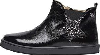 Naturino Bottine Glamy Star Femme, Black Silver, 32 EU