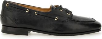 Bally Homme, Chaussures, Noir, Taille: 41 1/2 EU Chaussures bateau en cuir
