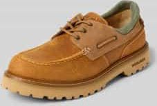 Woolrich Bootsschuhe aus Leder mit profilierter Sohle