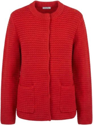 Malo Cardigans - - Knitwear - Damen - Rot - M