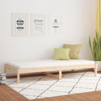 vidaXL Lit de jour sans matelas 80x200 cm bois de pin massif Vidaxl